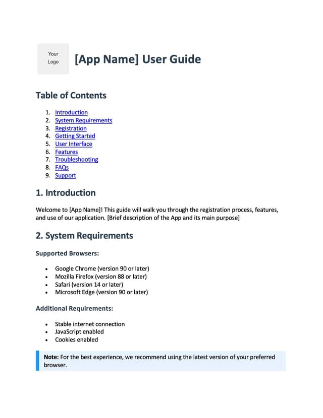Process Documentation Templates: Free Downloads for 2025 | Glitter AI