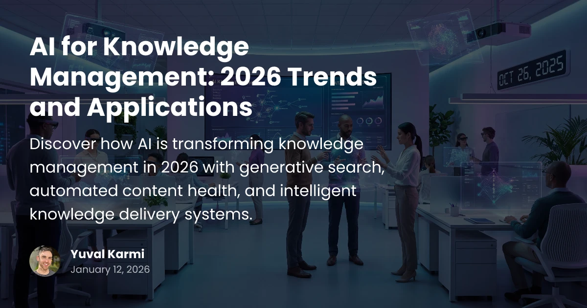 AI for Knowledge Management: 2026 Trends & Applications | Glitter AI