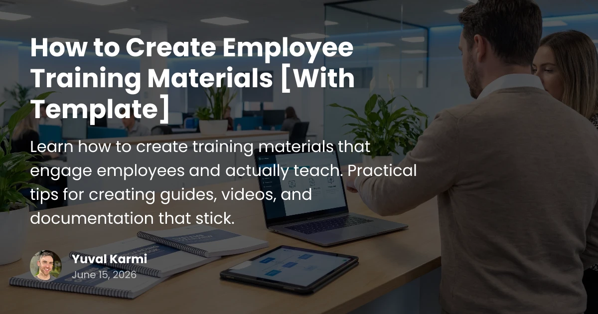 How to Create Employee Training Materials | Practical Guide | Glitter AI