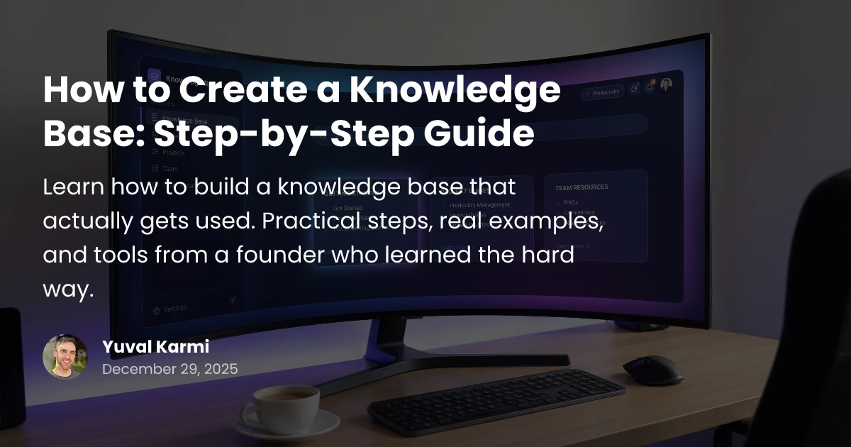 How to Create a Knowledge Base: Step-by-Step Guide 2026 | Glitter AI