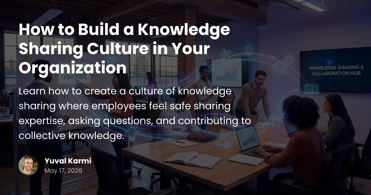 How to Build a Knowledge Sharing Culture | Glitter AI