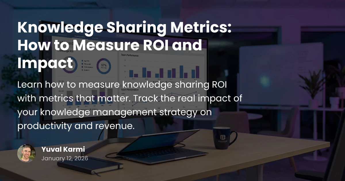 Knowledge Sharing Metrics: Measure ROI & Impact | Guide | Glitter AI