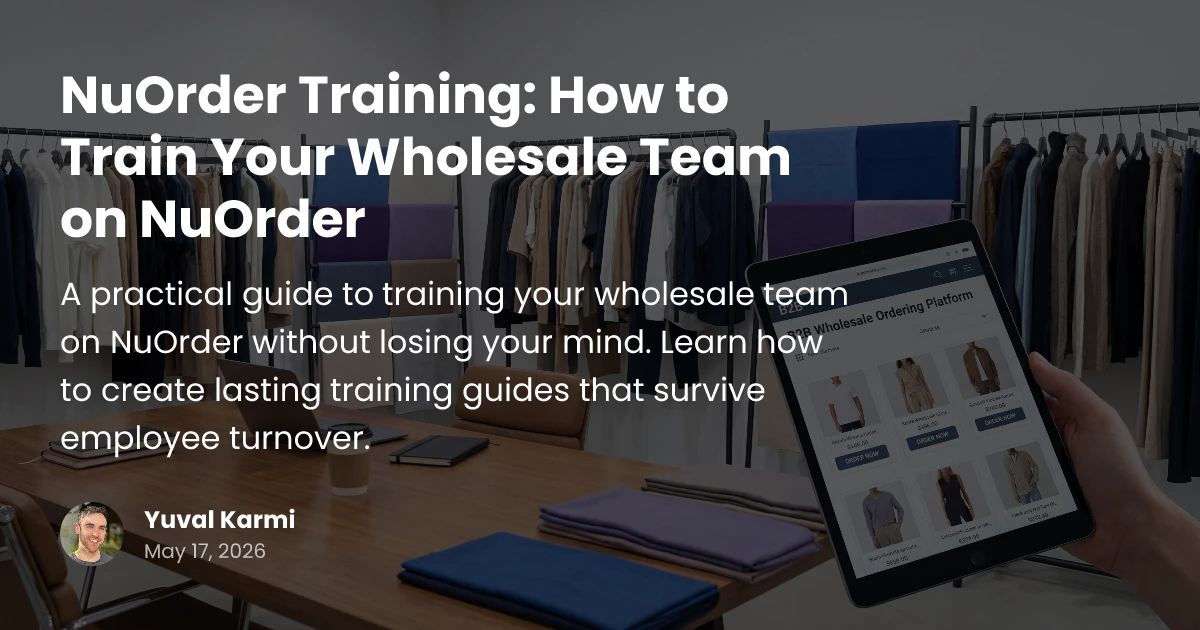NuOrder Training: How to Train Your Wholesale Team | Glitter AI