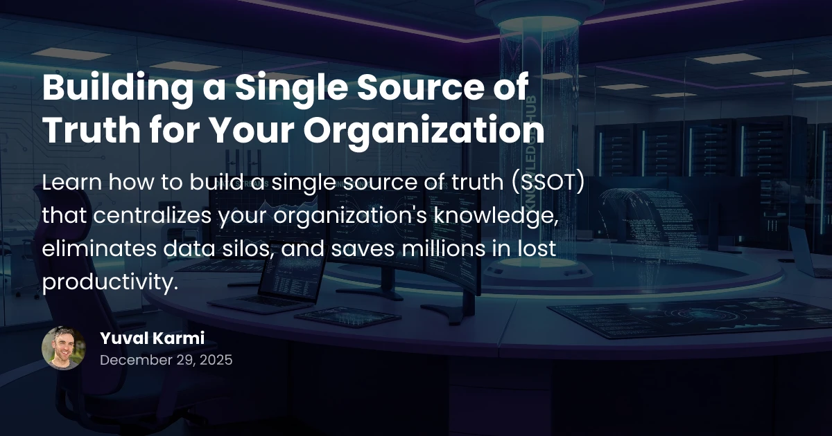 Single Source of Truth (SSOT): Complete Implementation Guide | Glitter AI