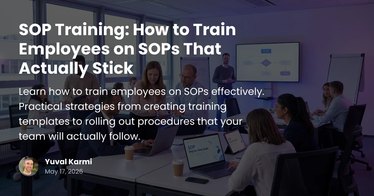 SOP Training: How to Train Employees on SOPs | Glitter AI