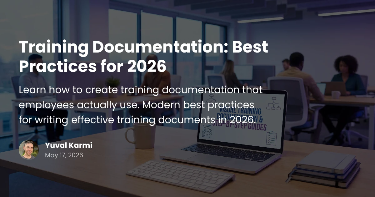 Training Documentation Best Practices 2026 | Glitter AI
