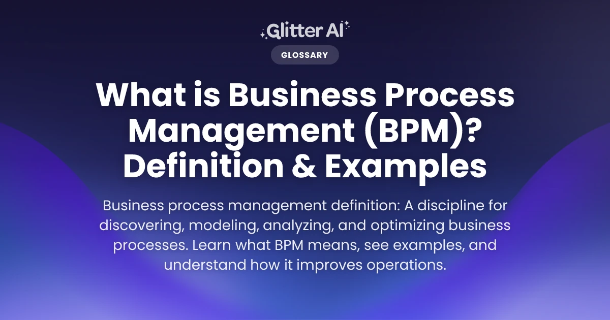 What is Business Process Management (BPM)? Definition & Examples ...