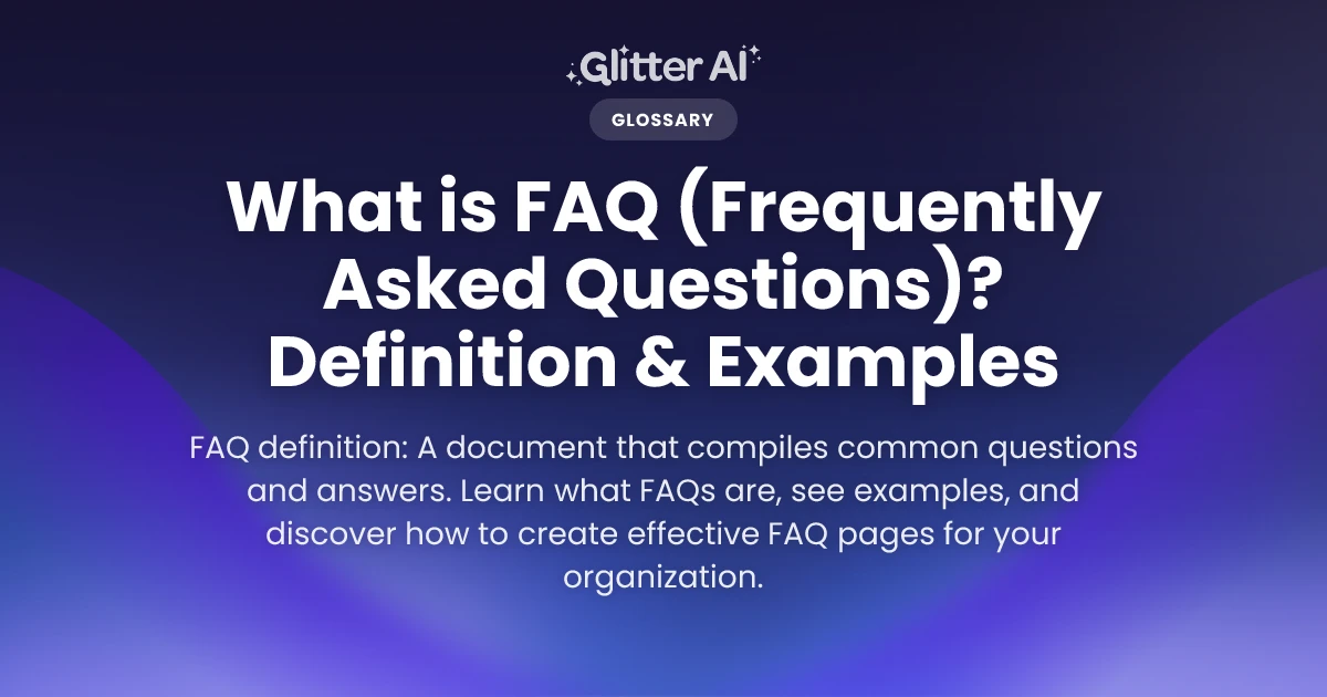What is FAQ (Frequently Asked Questions)? Definition & Examples ...