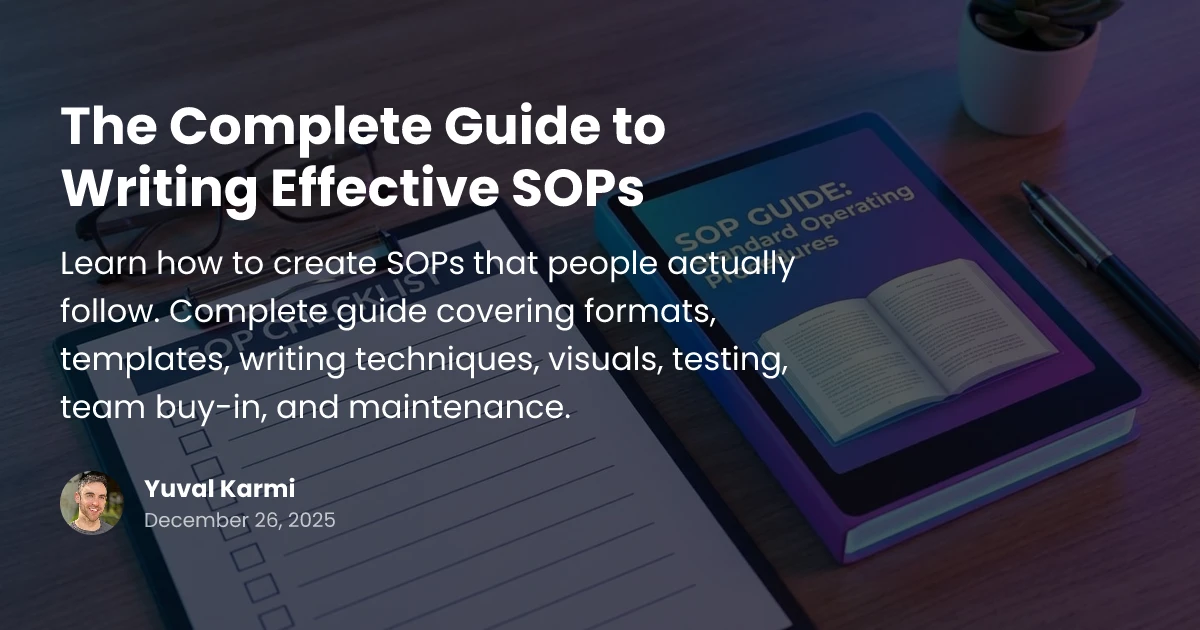 The Complete Guide to Writing Effective SOPs | Free eBook | Glitter AI